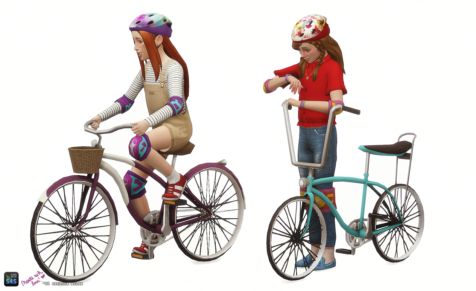 In a bad romance by Laura Peralta: Children's bicycle set: Decorative ...