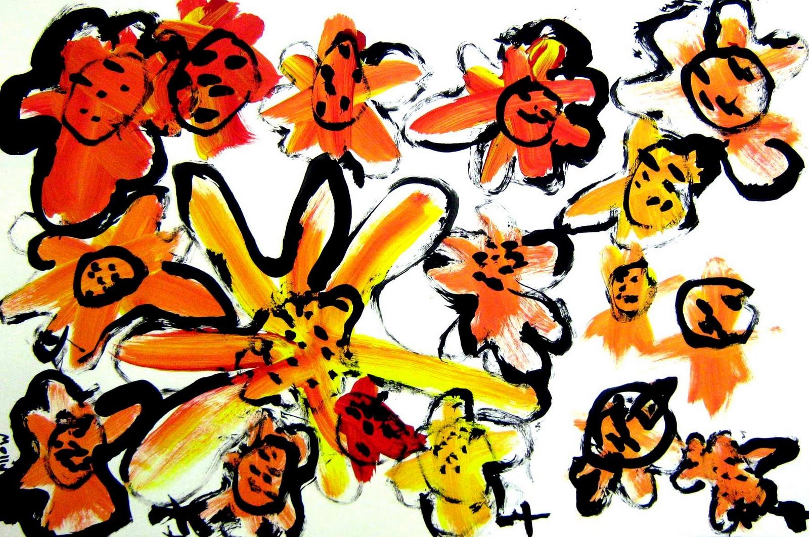 Art Dish with MJ: Red + Yellow = Orange!