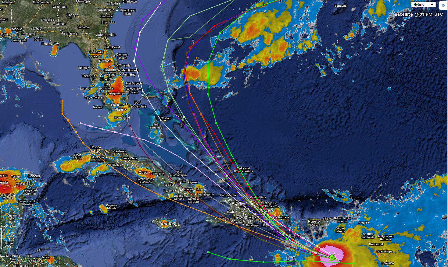 Predict Weather: Emily Slowly Organizing ... Still A Tropical Storm