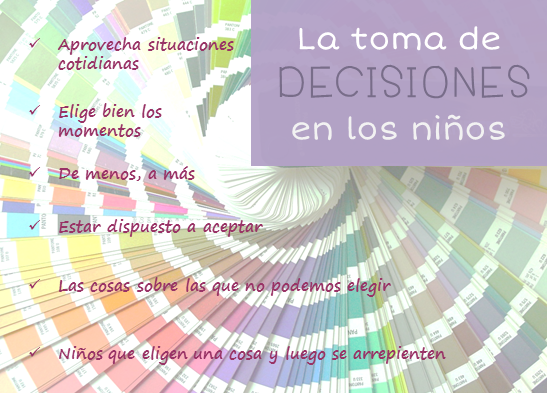 Tus Nanny Tips: La toma de decisiones en los niños