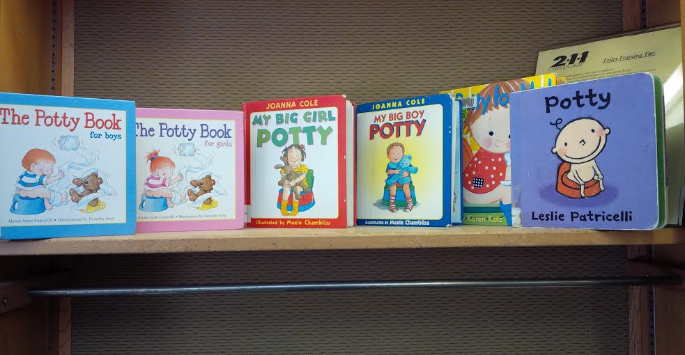 Piper Loves the Library: Potty Books! Potty Talk!