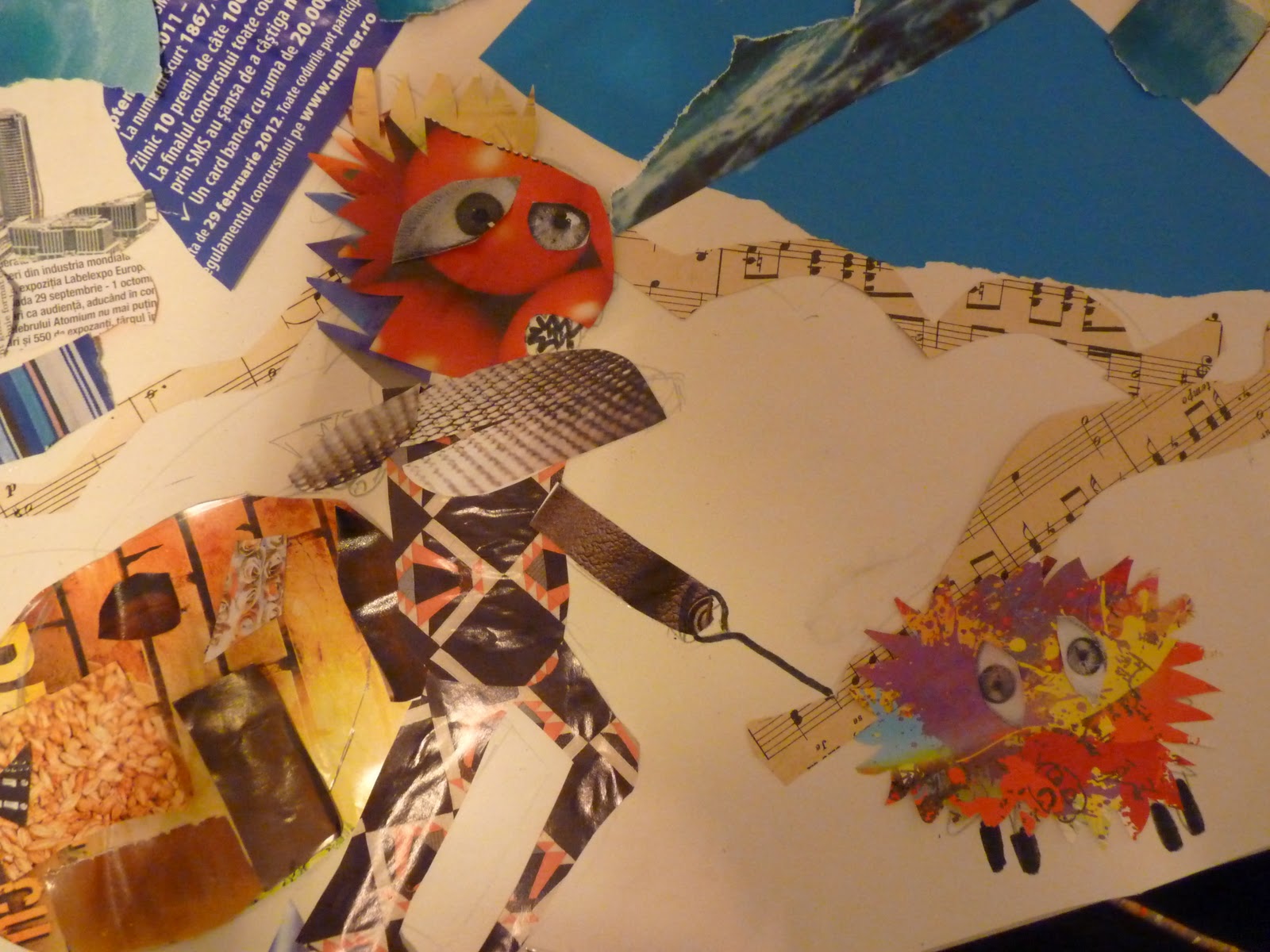 Jocuri pentru copii mari şi mici: Colaj Fantezie