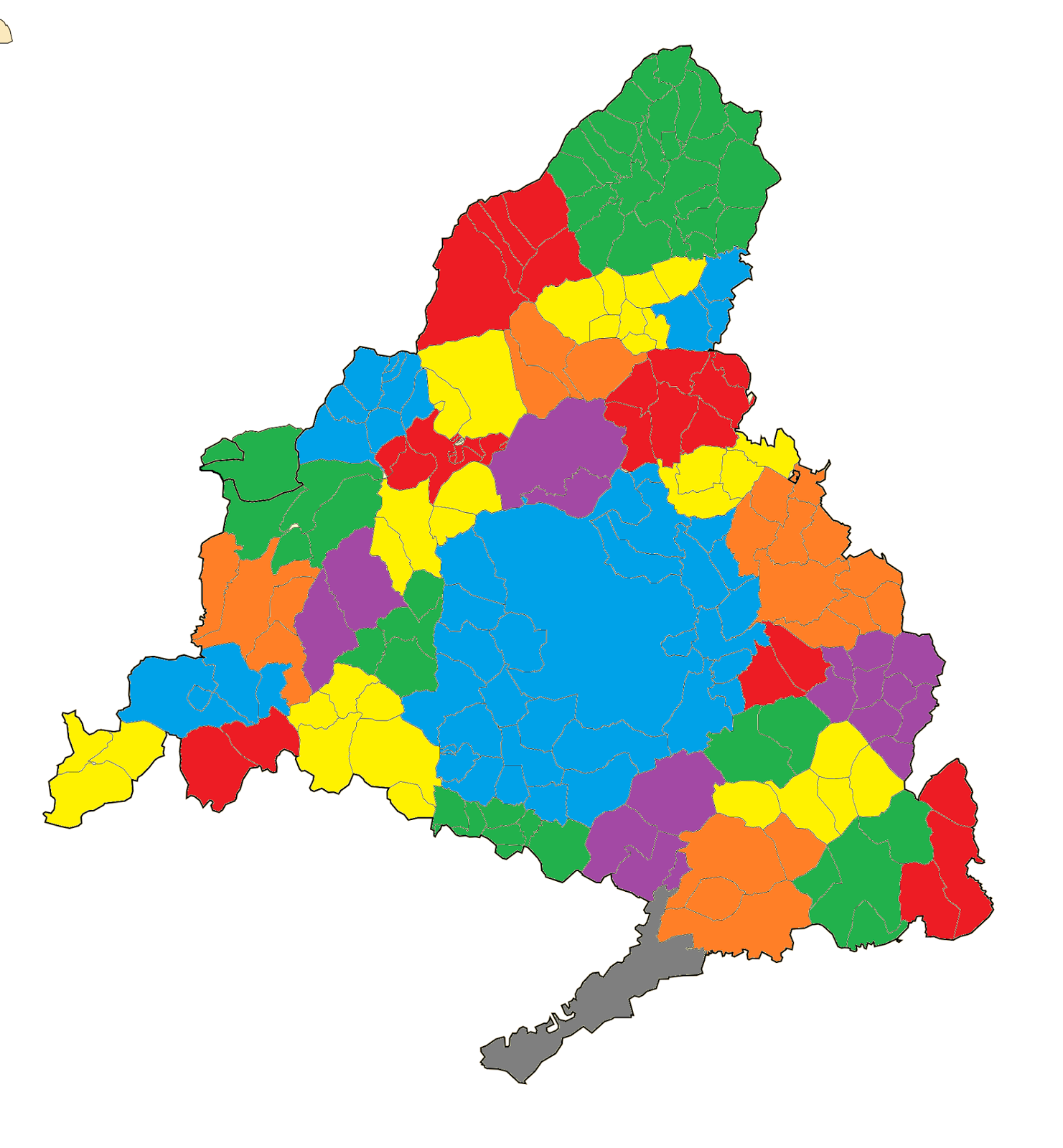 Arriba 101+ Foto Mapa De La Comunidad De Madrid Con Sus Pueblos Cena ...