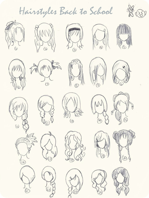 Cute Anime Hairstyles ~ trends hairstyle