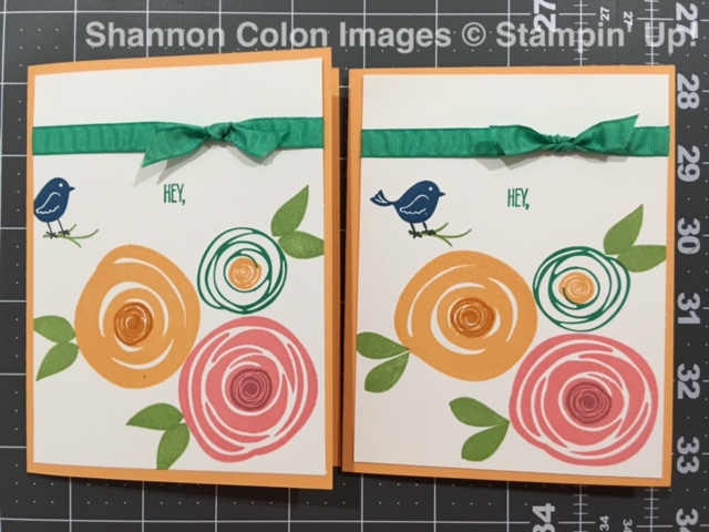 The Irish Scrapper: Stampin' Up! Swirly Bird Card!