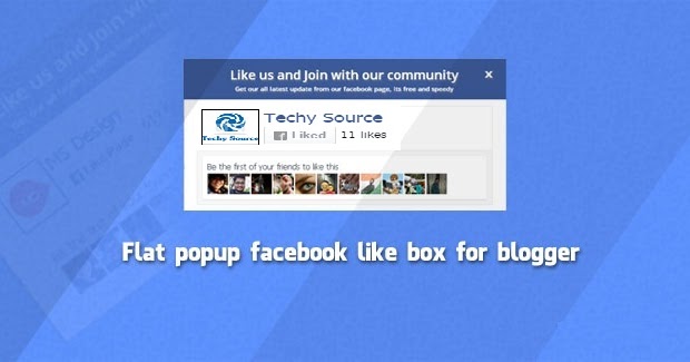 How to Add PopUp Facebook Like Box Widget to Blogger - Knigulper