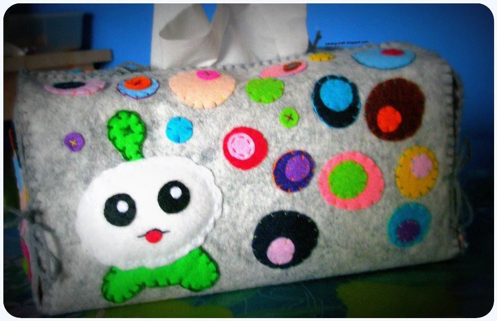 sarang craft : Felt Tissue Box Cover