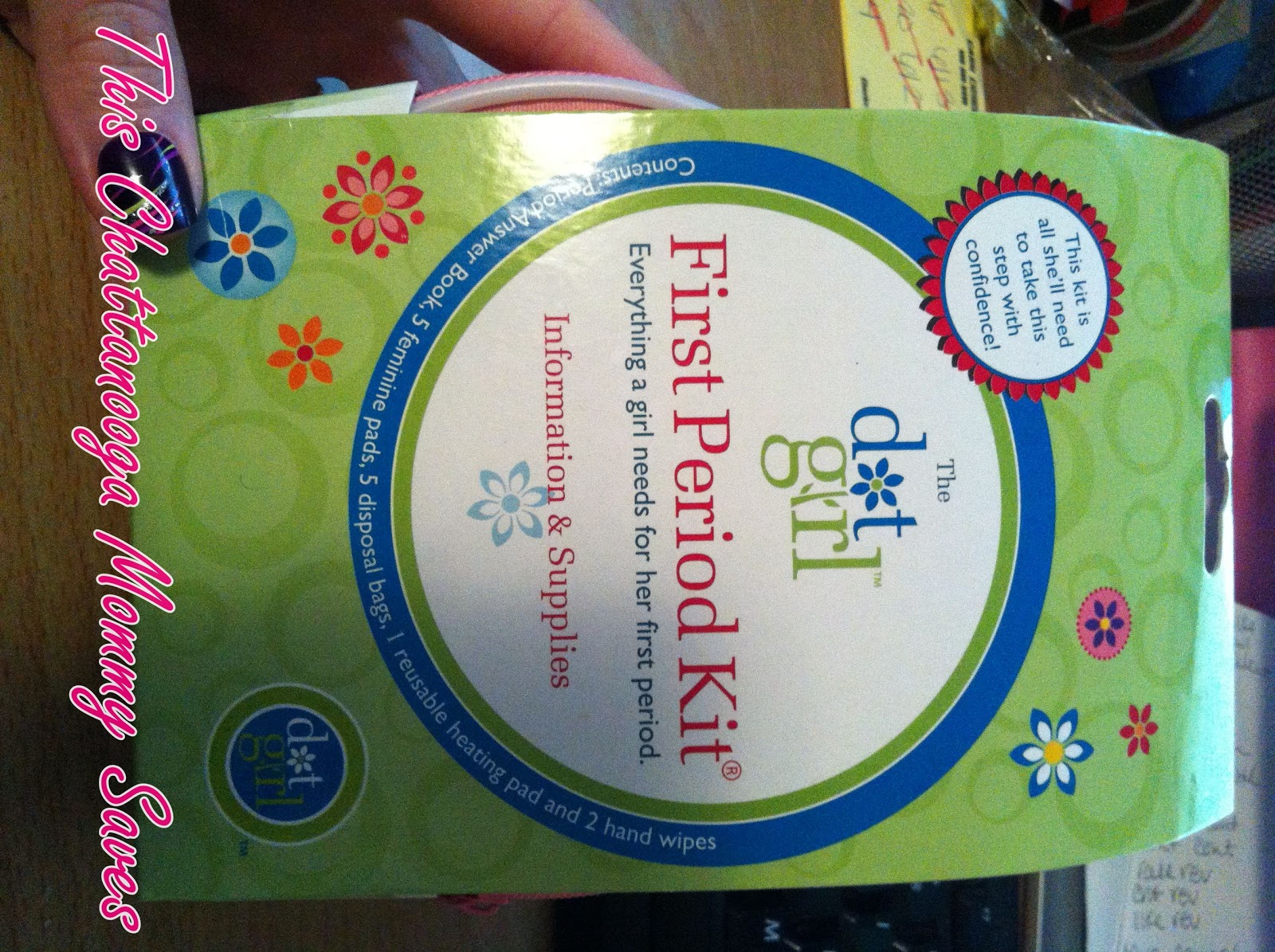 This Chattanooga Mommy Saves: Dot Girl: First Period Kit Review