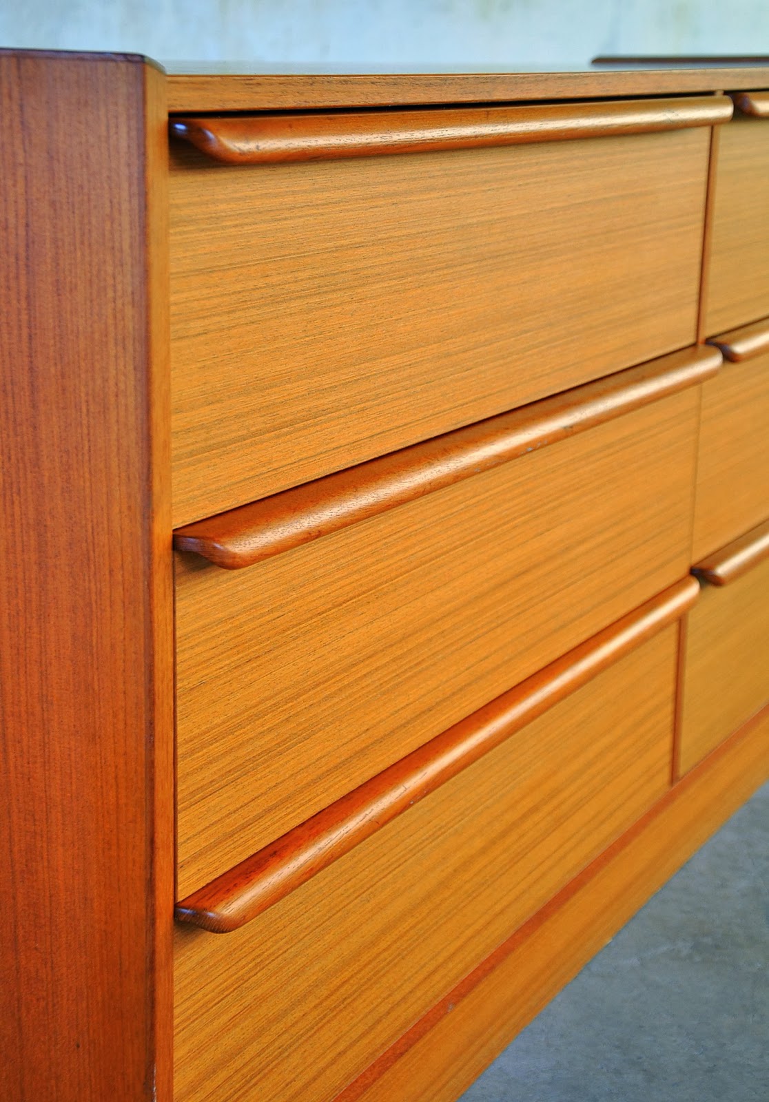SELECT MODERN: Danish Modern Teak Double Dresser