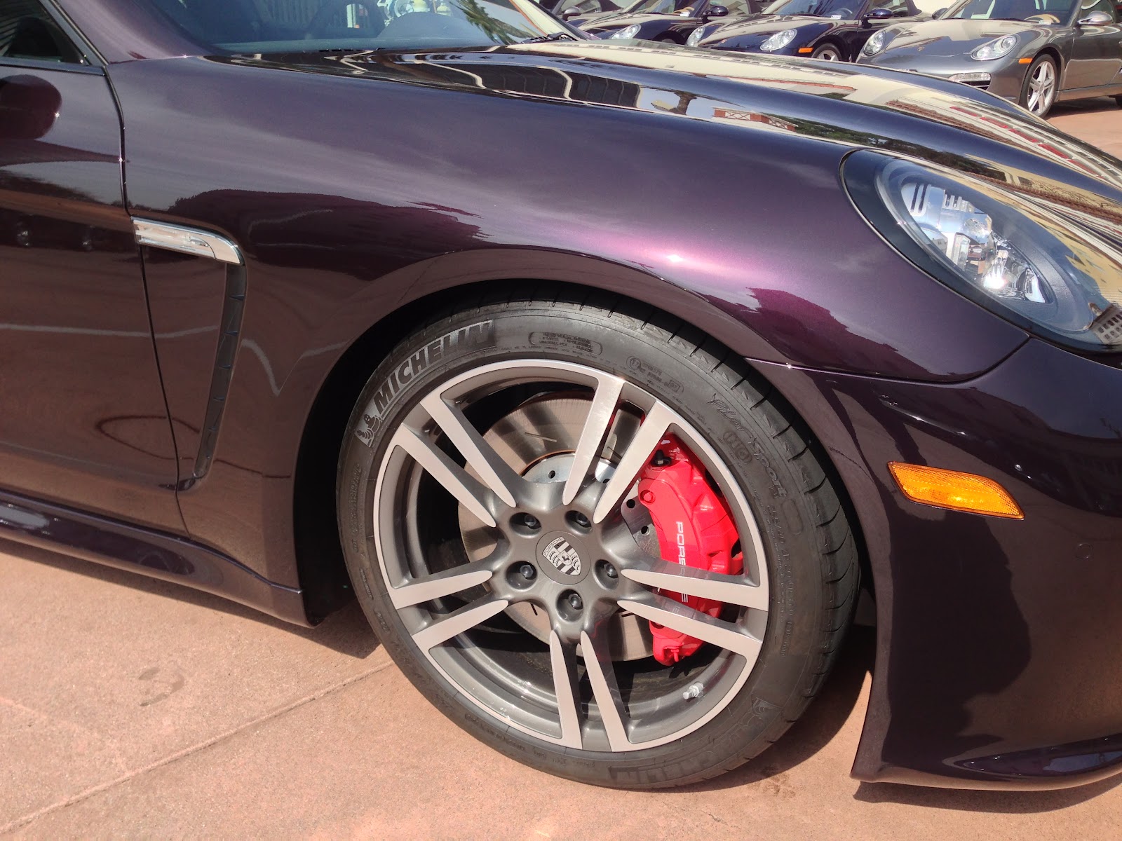 The Porsche Guy : Today's Three P's: Purple Porsche Panamera. OMG.