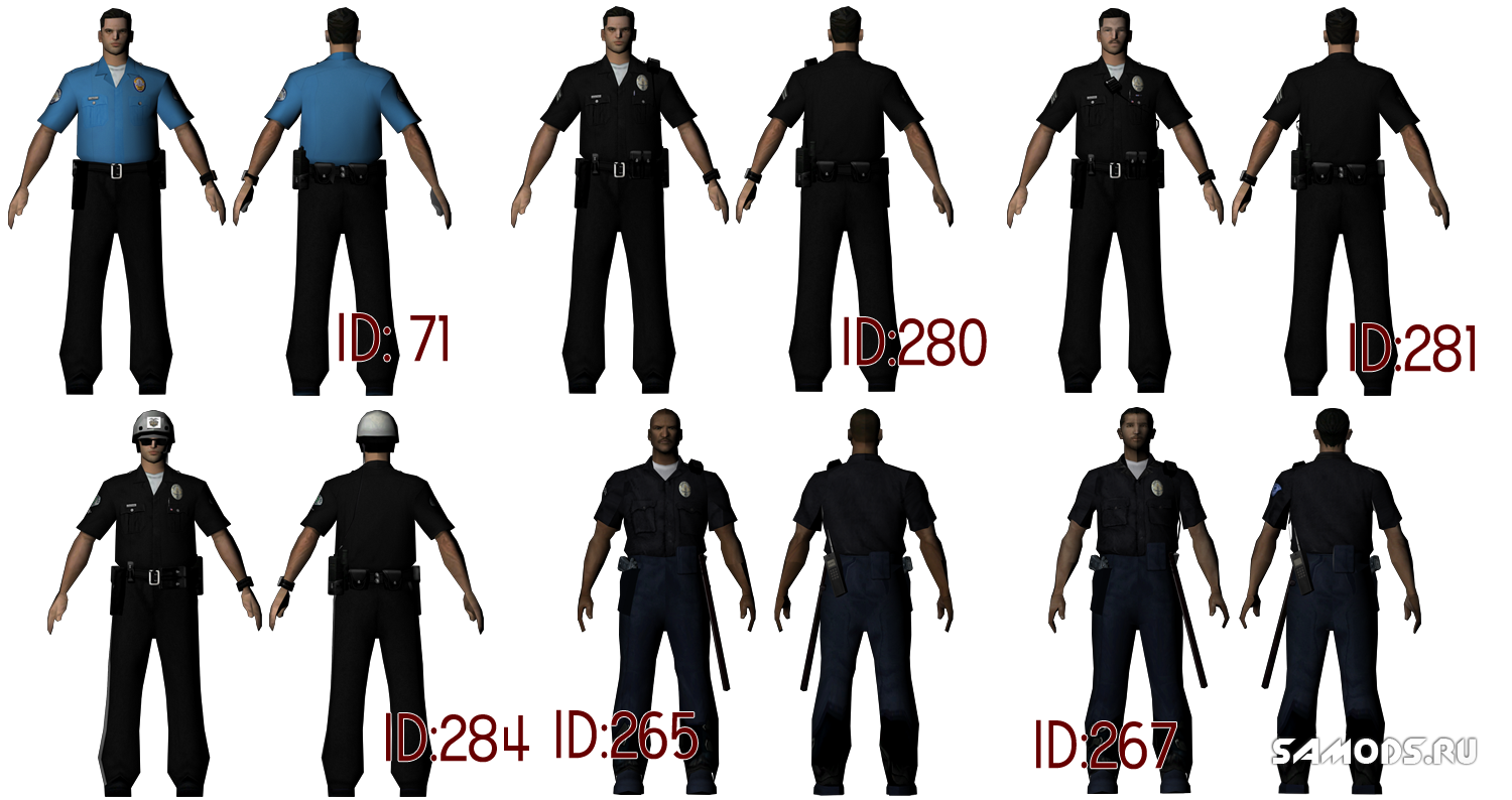 Police Skin Officer. - Police Mods Samp