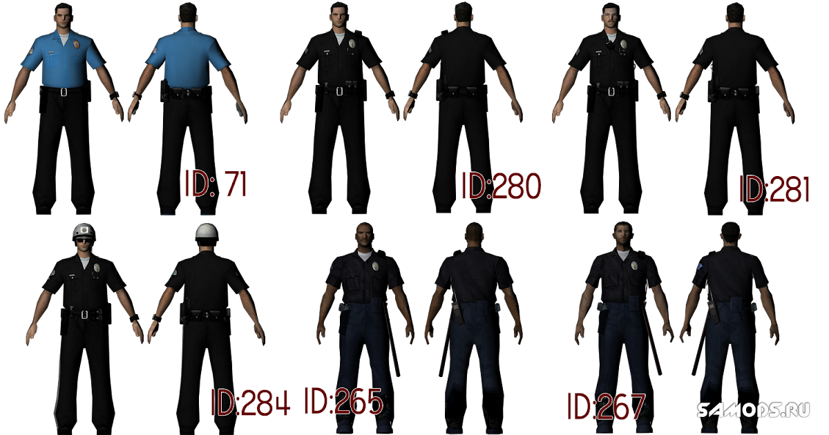 Police Skin Officer. - Police Mods Samp