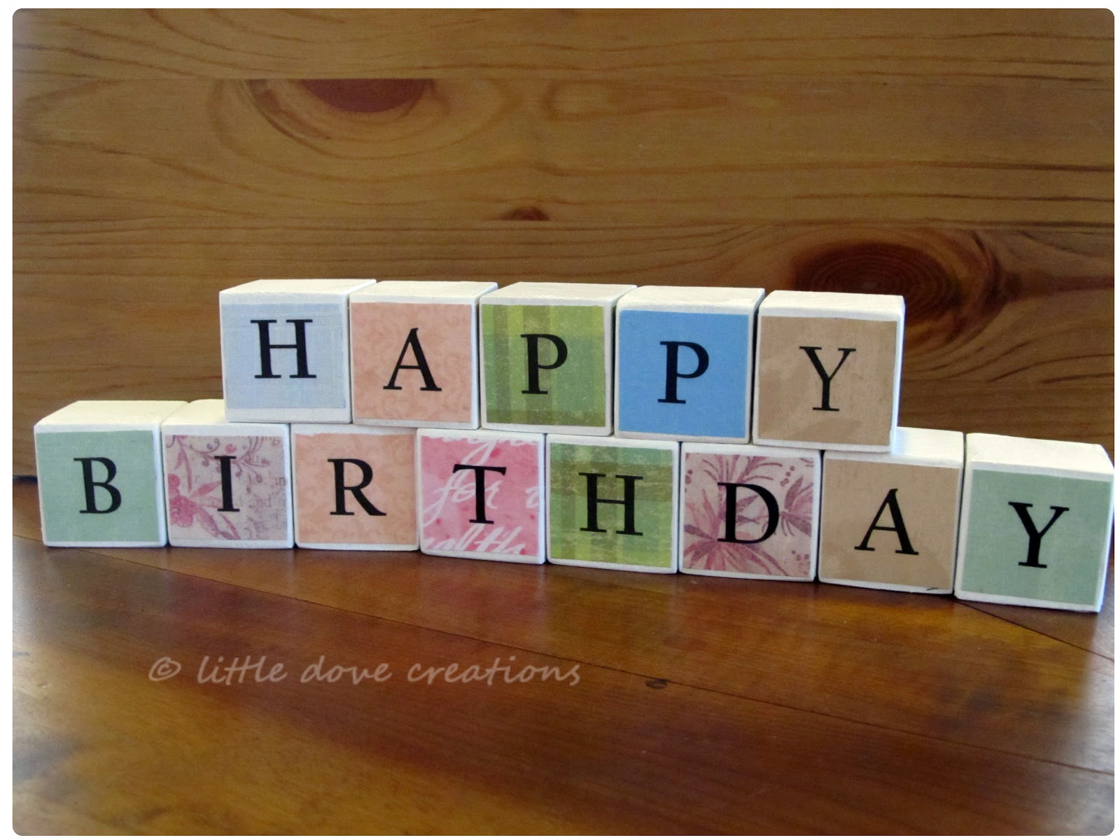 Little Dove Creations: message blocks