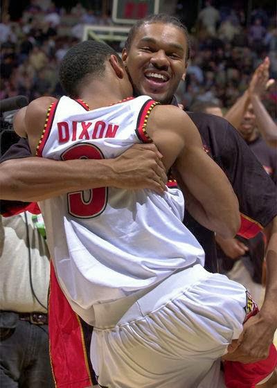 Male Athletes World: Basketball: NBA's Juan Dixon hugging after the ...