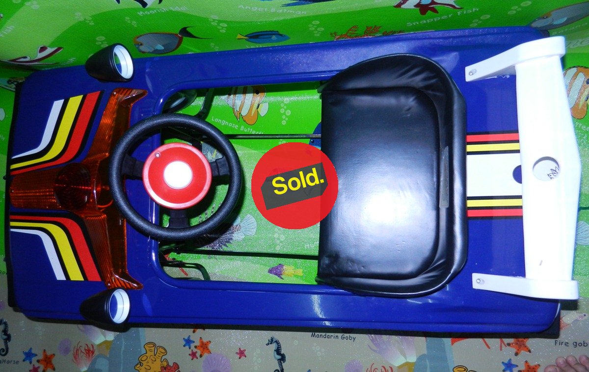 jadultoys: Mobil Gowes/Pedal Car