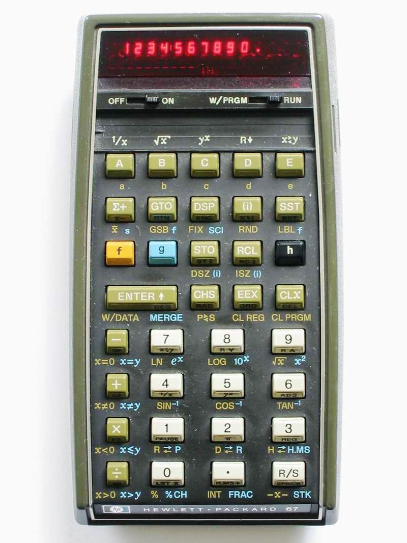 The calculator Lab: HP 67 / HP 97 (1976)