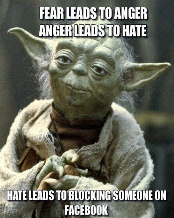 Facebook Photo Comment & Funny Picture: Hate Leads To Blocking Someone ...