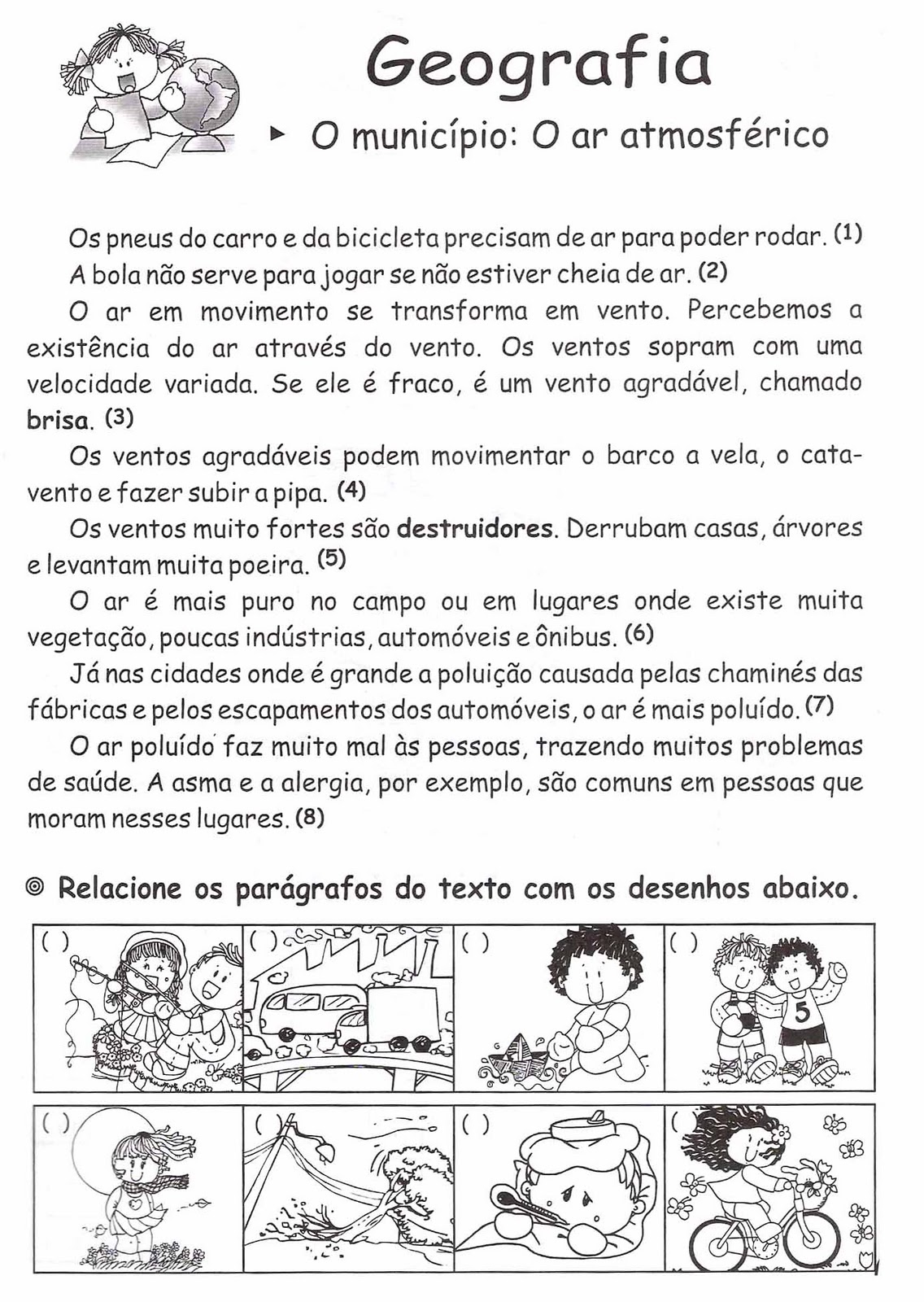 Cantinho da Dezinha: Atividades de História e Geografia
