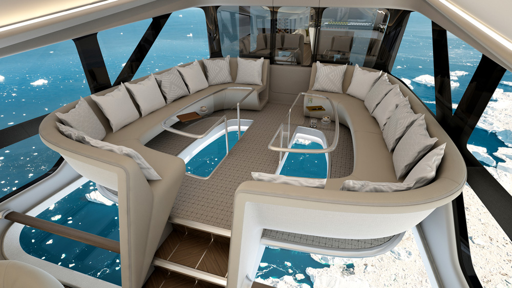 Passion For Luxury : Inside a Modern Zeppelin Concept design by DesignQ
