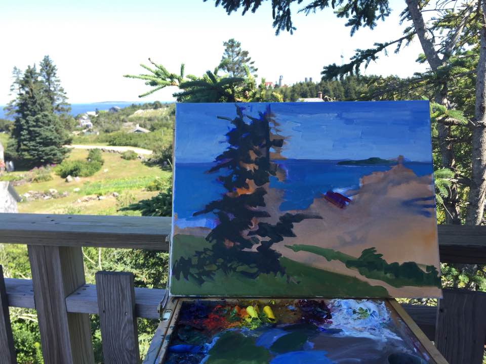 Jody Regan Paints: "Crystal Blue" oil 11 x 14