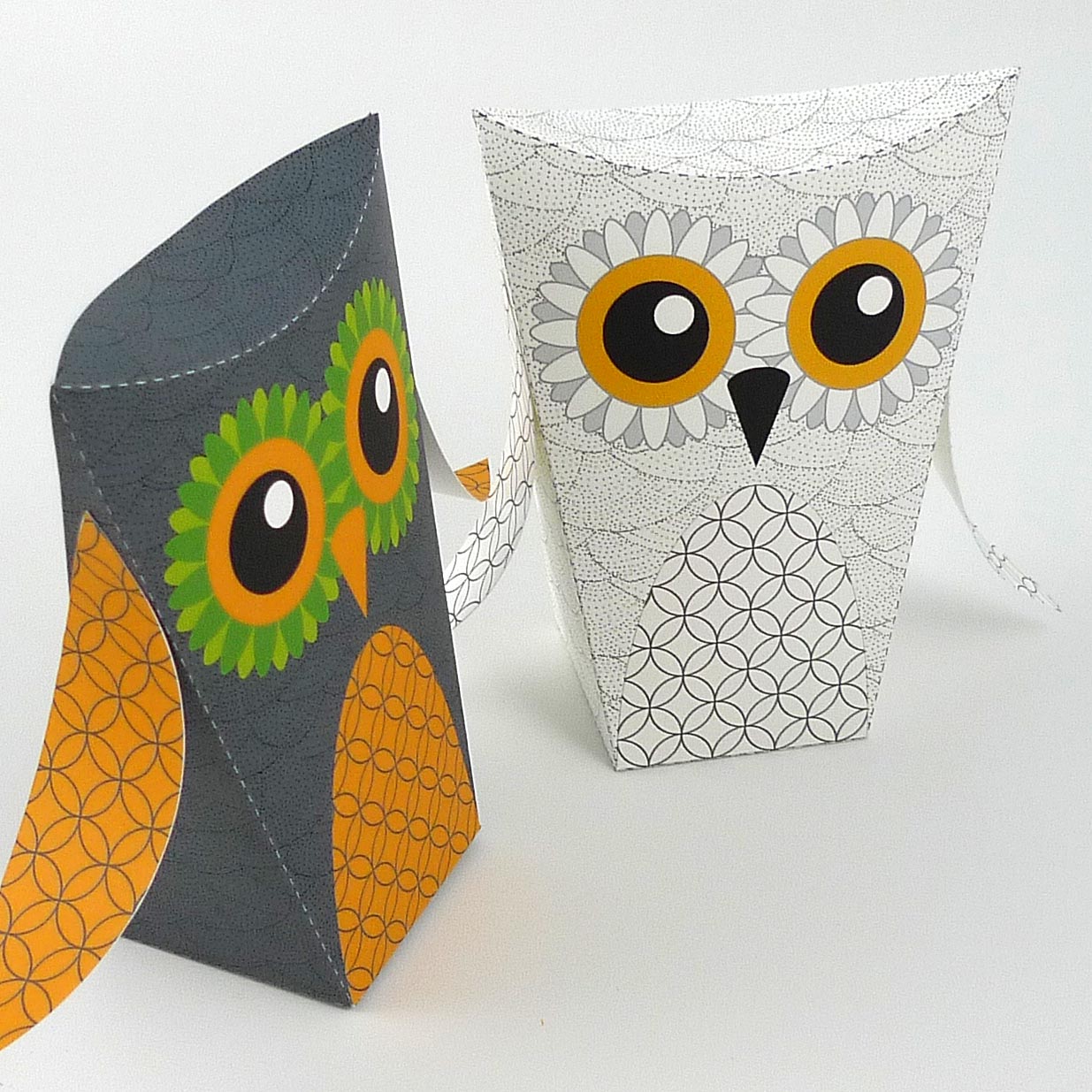 Welcome to Paper Zen ~ Cecelia Louie: Bonus owl box designs!