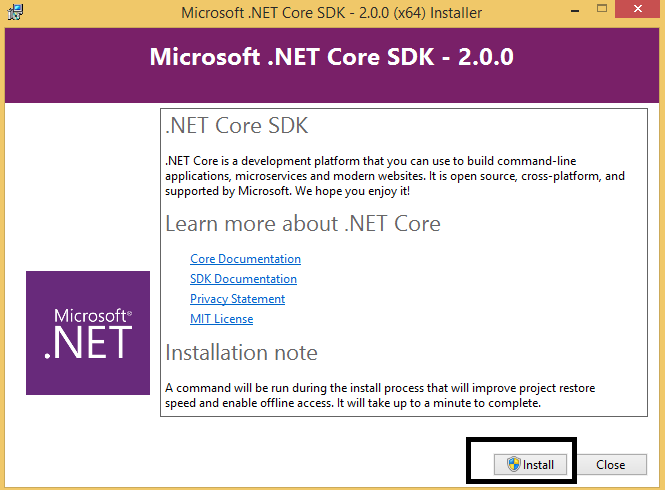 Gökhan Menteşe Blog: Microsoft .NET Core SDK Yükleme (Install .NET Core ...