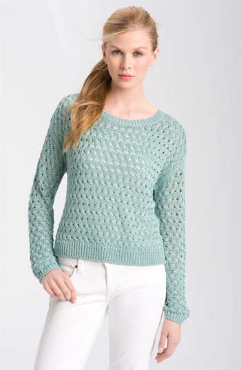 What 2 Wear When...: ...you have an obsession with open-weave sweaters.