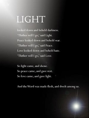 Light - A Poem for Lonely People I am so Lonely I'm So Lonely...