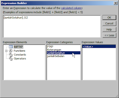 Mengenal Tipe Data Calculated di MS Access - Access Terapan