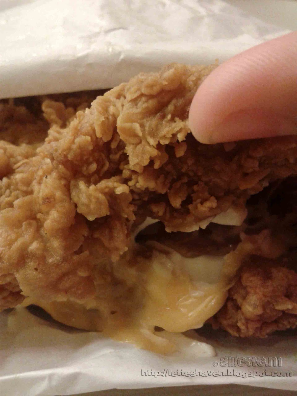Lette's Haven: KFC Double Down, The Zinger Way