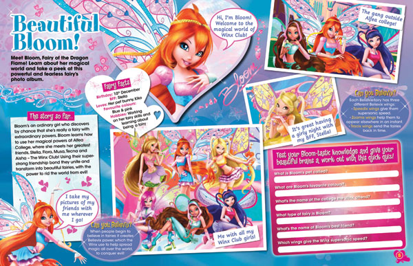 NickALive!: Titan Magazines Debuts Brand New "Completely... Winx Club ...