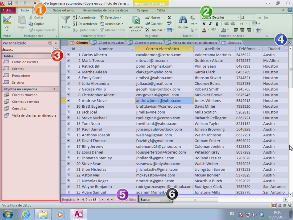 APLICACIONES INFORMÁTICAS : MICROSOFT ACCESS