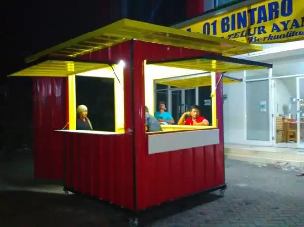 Container berbahan zincalum untuk toko atau warung ~ KONTAINER ...
