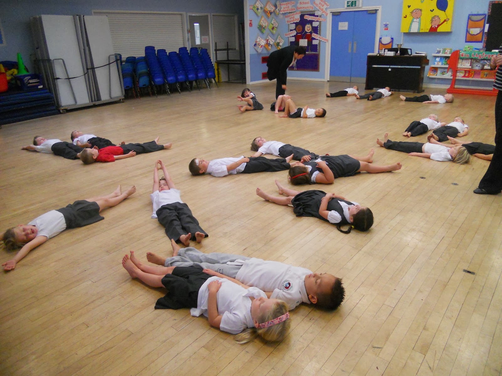 Pontyclun Primary School, Reception Class: indoor PE