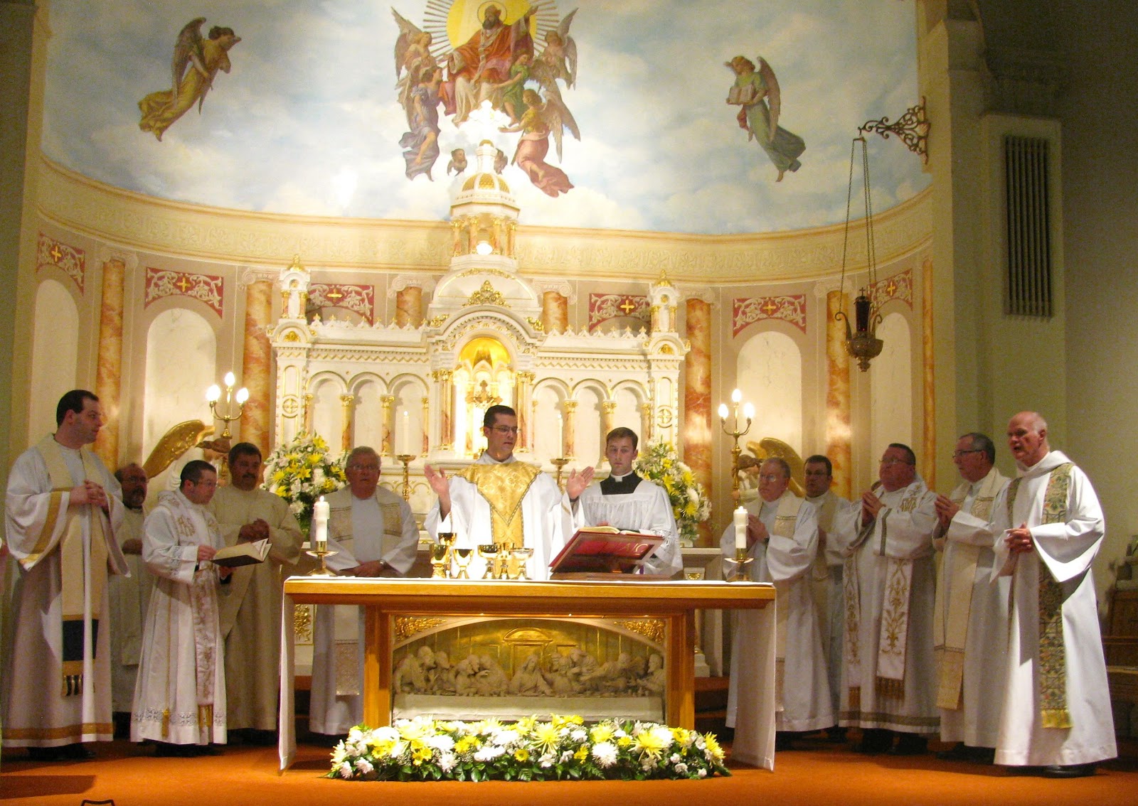 Msgr Moroney's Blog: Father David Aufiero's First Mass