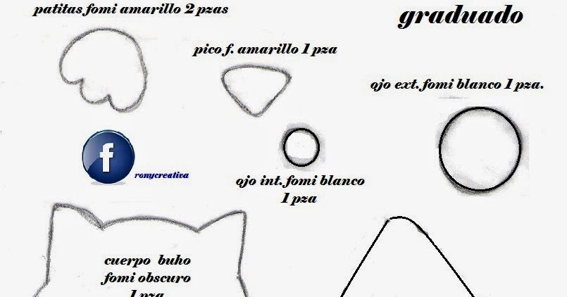 ronycreativa: BUHOS GRADUADOS