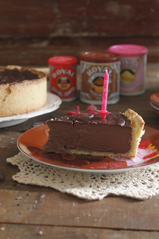 PASTEL DE CREMA PASTELERA DE CHOCOLATE