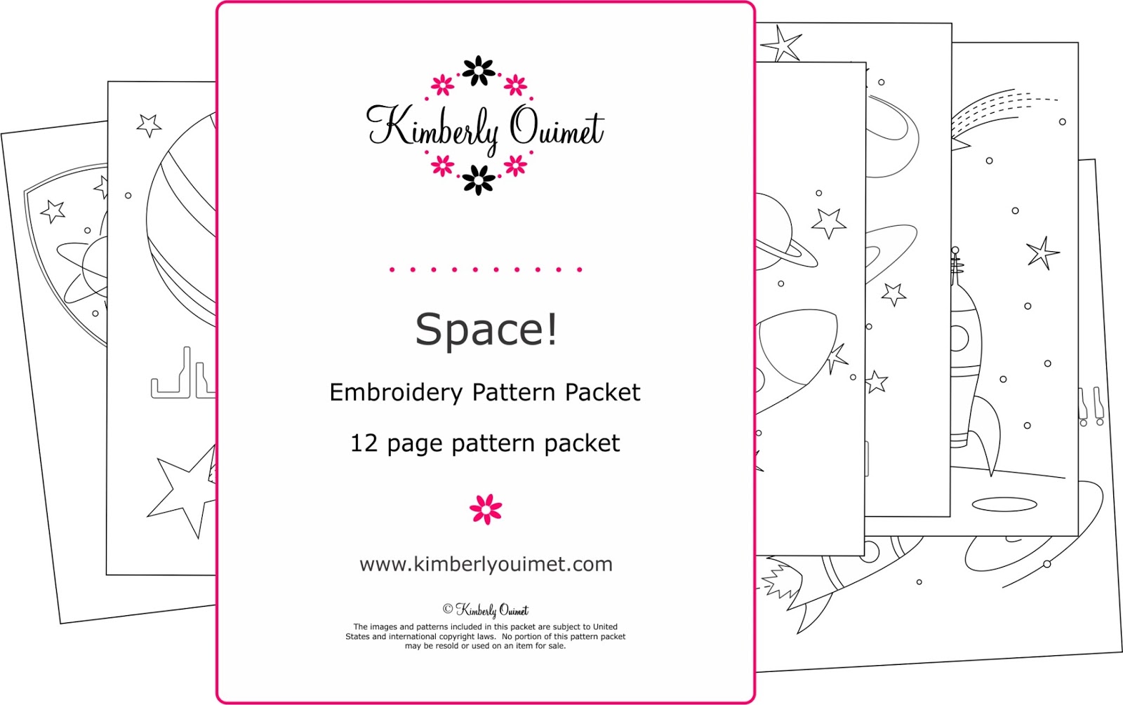 big B: Space! A New Embroidery Pattern