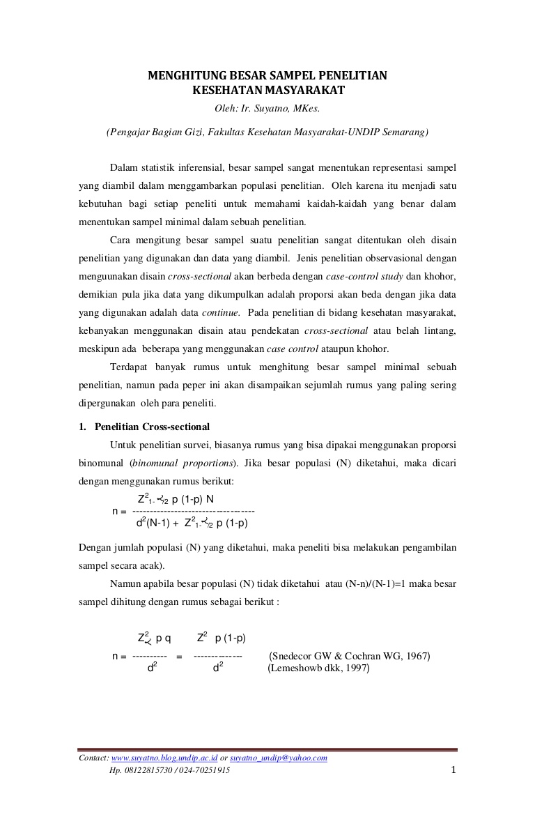 rumus lemeshow - wood scribd indo