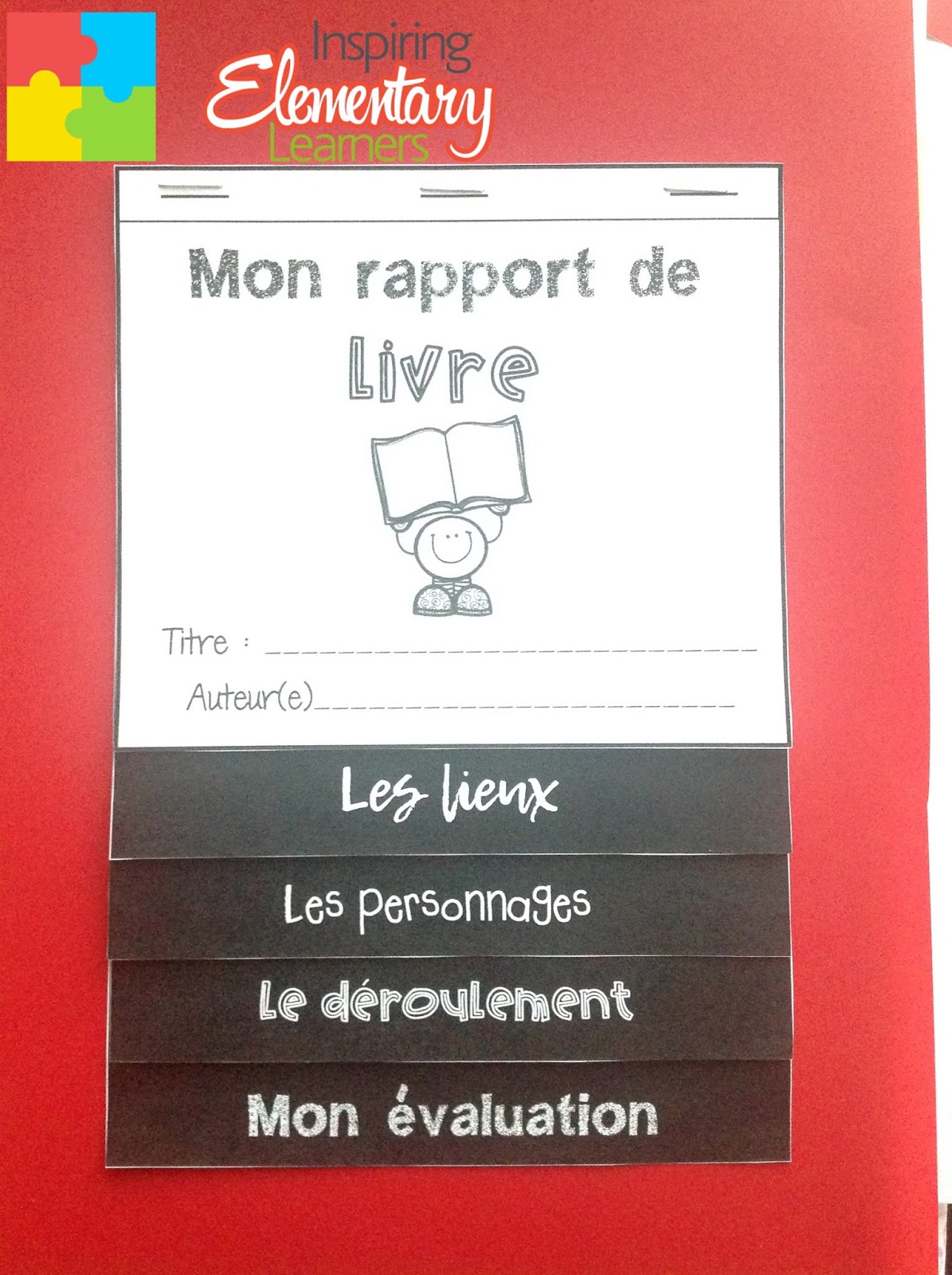 Ressources en français: Rapport de livre FLIPBOOK!