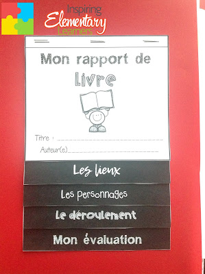 Ressources en français: Rapport de livre FLIPBOOK!