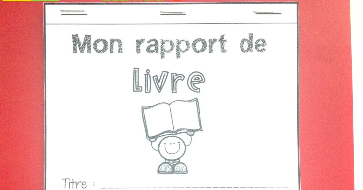 Ressources en français: Rapport de livre FLIPBOOK!