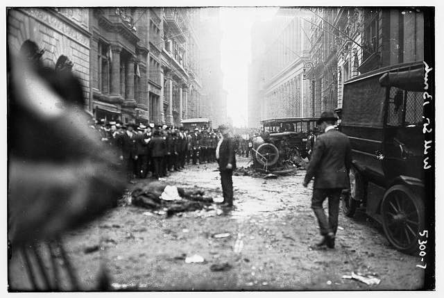 Old Pictures of Wall Street bombing in 1920 ~ vintage everyday