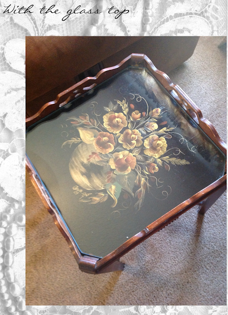 glenda's World : Paint the top of an old table