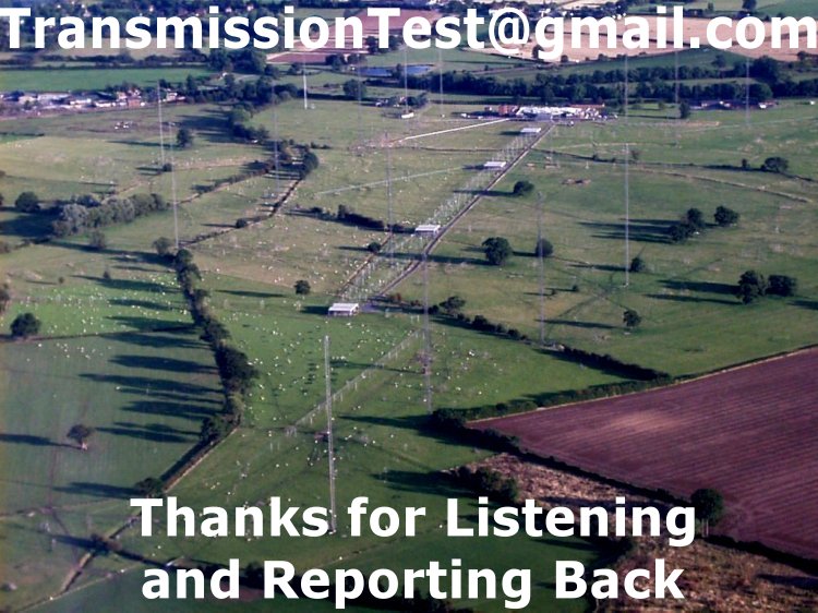 SOUTH EAST ASIA DXING: BBC / Babcock "Test Transmission" for Winter ...