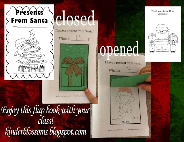 Christina's Kinder Blossoms: Christmas Emergent Reader Freebie