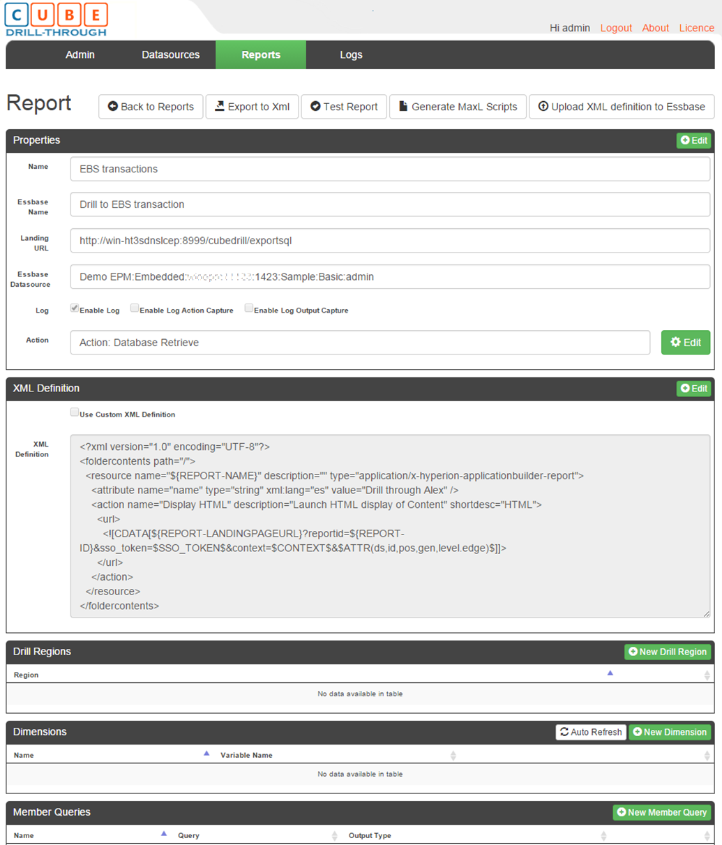 Essbase'ish Stuff: Essbase and Planning drill-through with CubeDrill