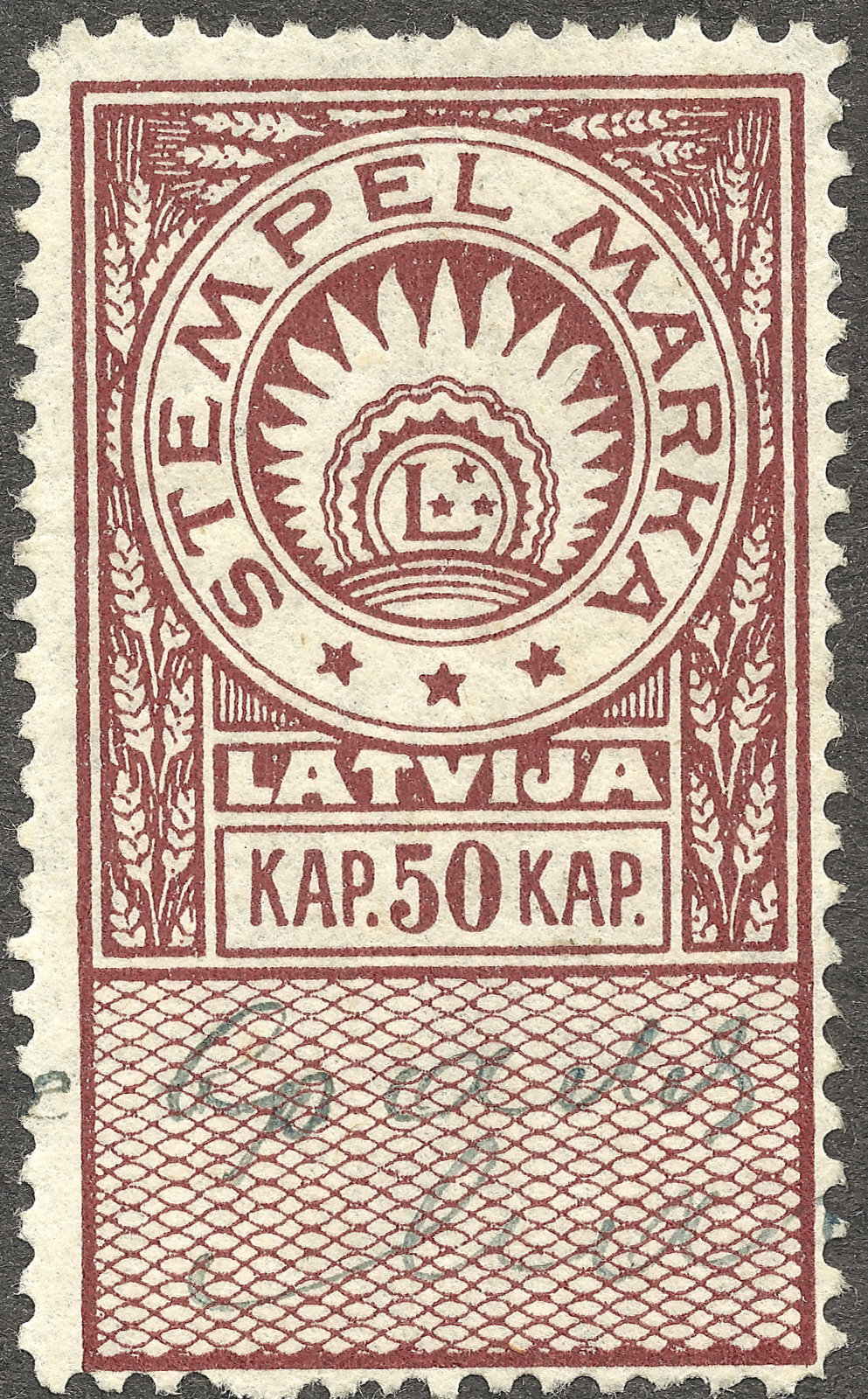 vv...The Collector's daughter: Latvian-Stempel Marka- Document Stamps ...