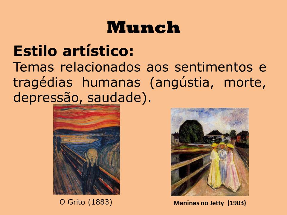 Arte no Colégio Thales: 3ª Série - Expressionismo - Slides - 4ª Unidade ...