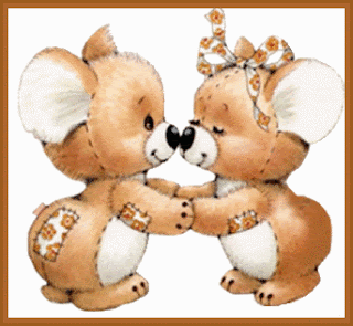 Animowane buziaczki Mireczki: Animowane gify i obrazki całuski zwierząt